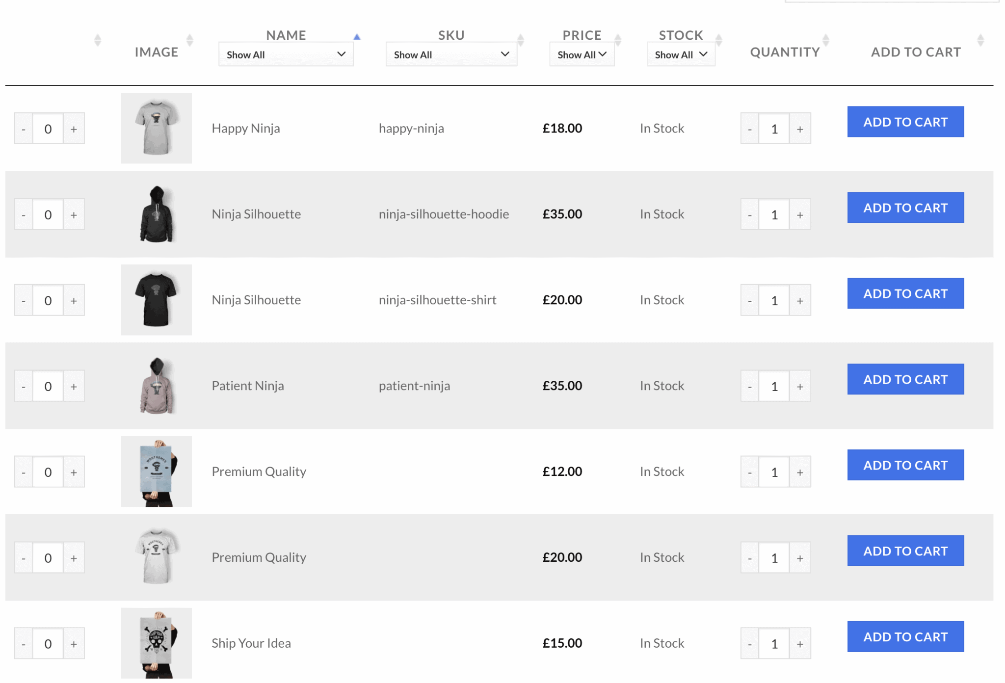 WooCommerce Schnell- und Großbestellungen Plugin - weLaunch
