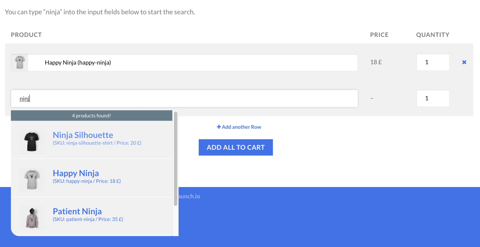 WooCommerce Schnell- und Großbestellungen Plugin - weLaunch