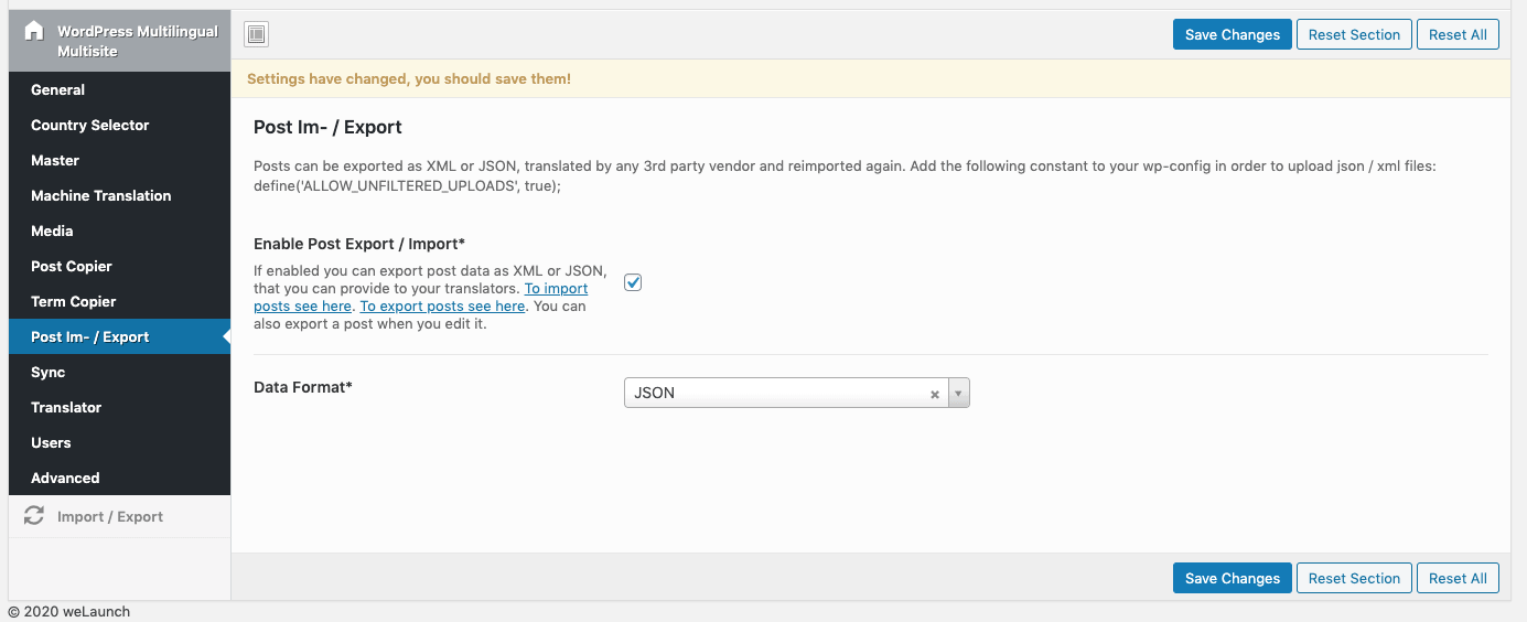Setup our Multilingual Multisite Plugin - weLaunch