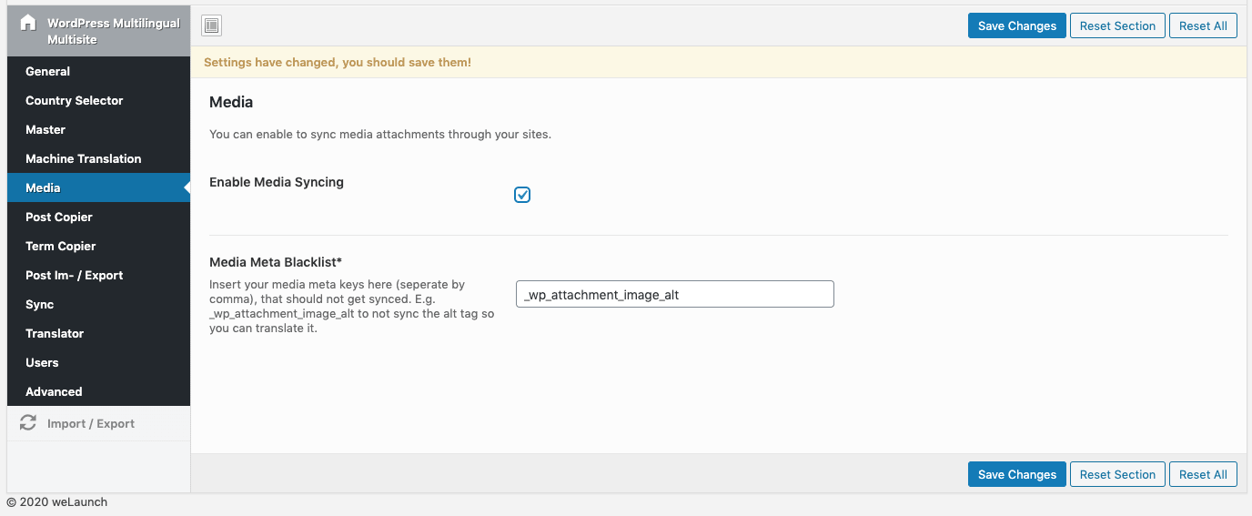Setup our Multilingual Multisite Plugin - weLaunch