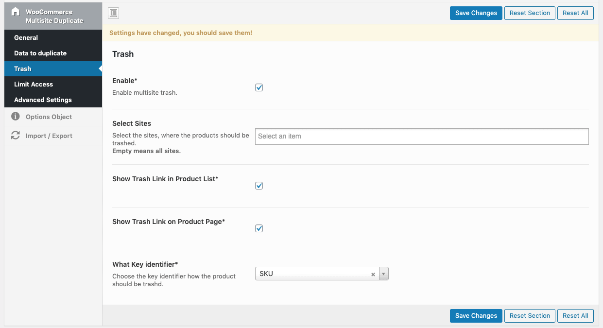 Configure the WooCommerce Multisite Duplicate Plugin - weLaunch