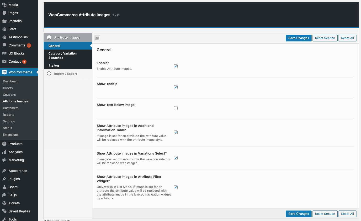 Setup WooCommerce Attribute Images - weLaunch