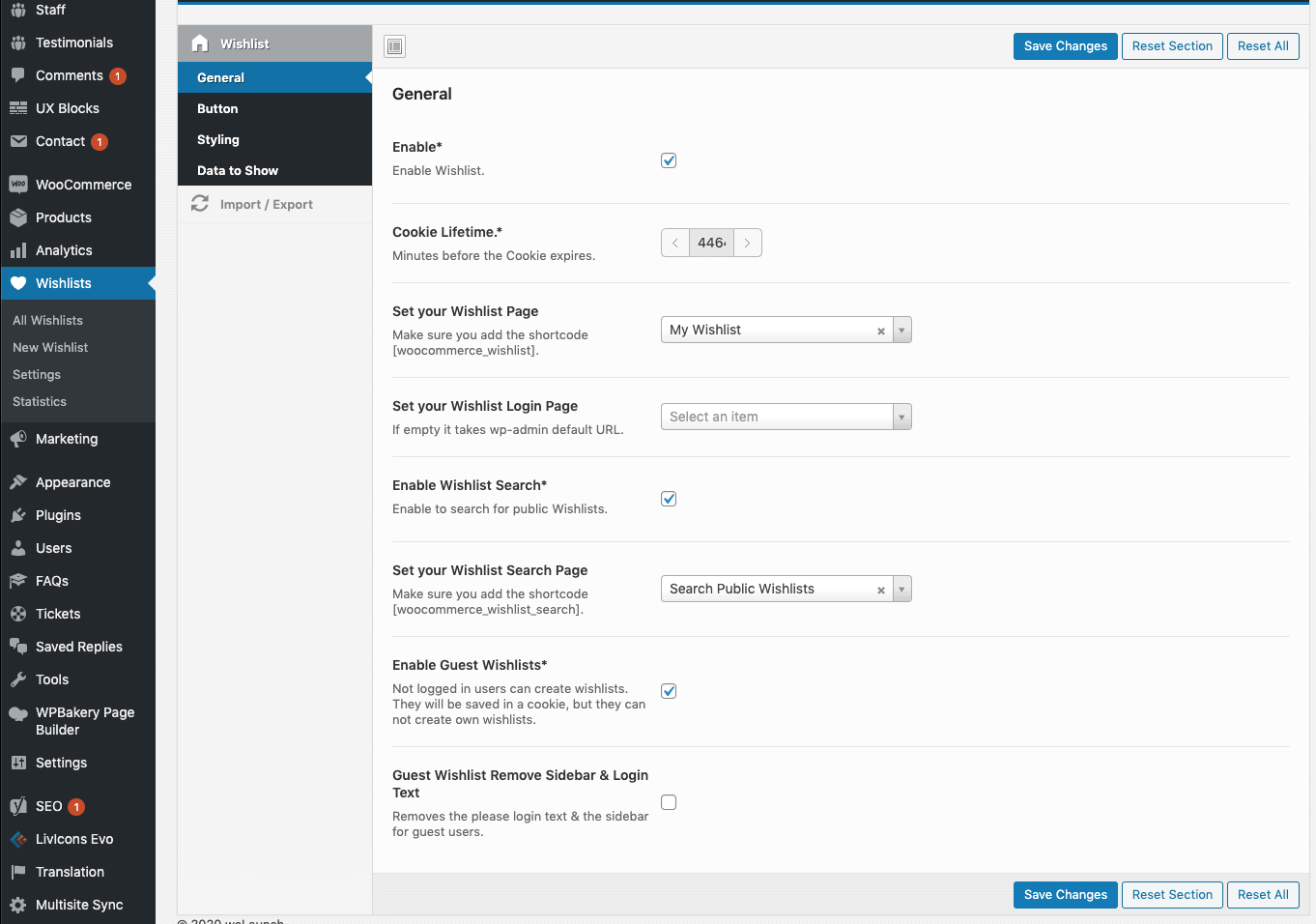 Setup the Wishlist Plugin Setup the Wishlist Plugin
