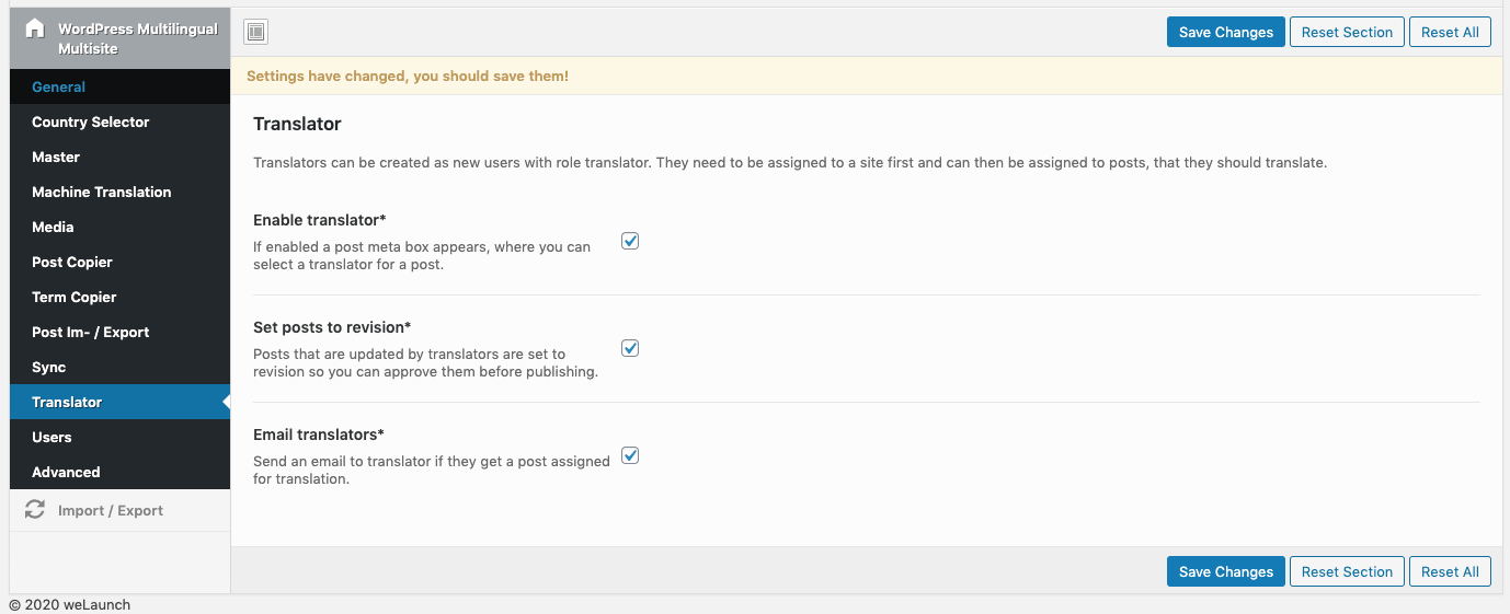 Setup our Multilingual Multisite Plugin - weLaunch