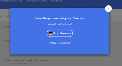 WordPress Country Selector - weLaunch