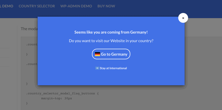 WordPress Country Selector - weLaunch