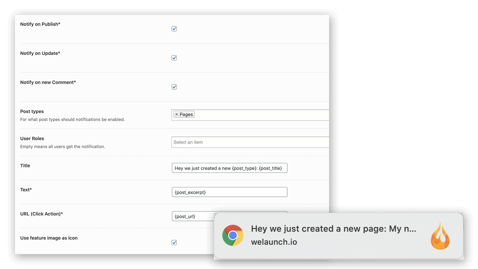 Fire Push WordPress SMS & HTML Web Push Notifications WooCommerce - STCi Tech