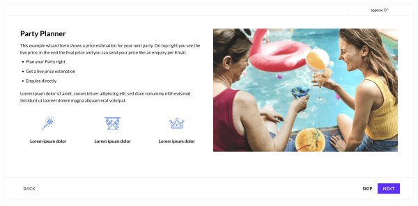 Create a Multi Step Price Calculation Form WordPress - weLaunch