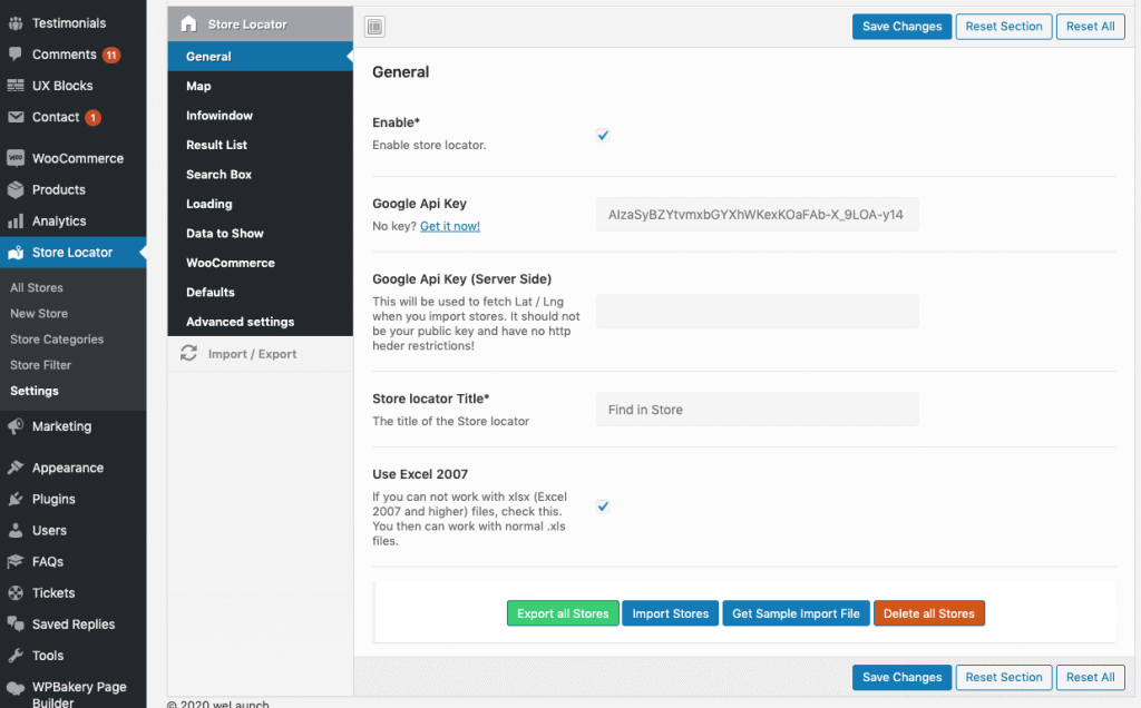 Setup the WordPress Store Locator Plugin - weLaunch