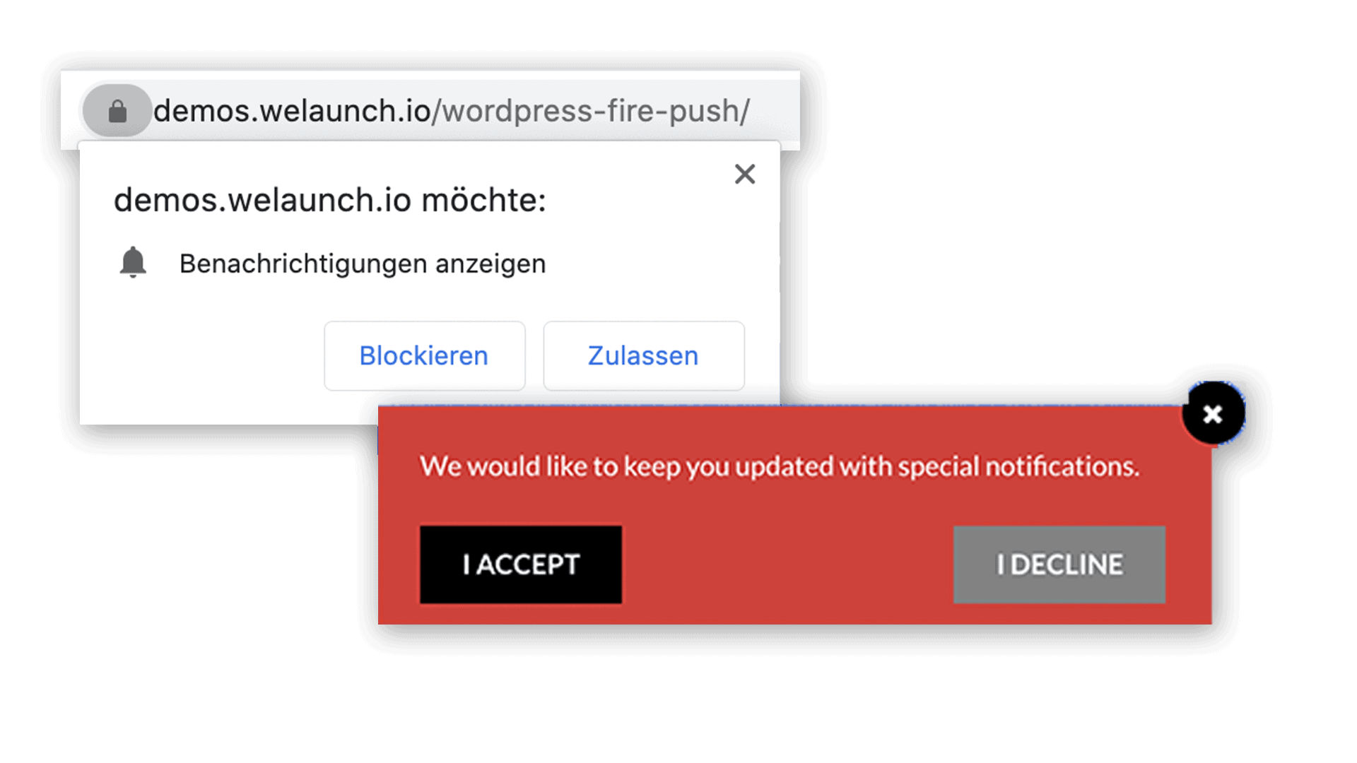WordPress Fire Push | Notificaciones SMS y Web Push - weLaunch